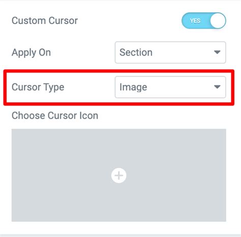 custom cursor overview powerpack addons for elementor