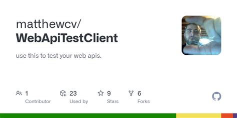 Github Matthewcv Webapitestclient Use This To Test Your Web Apis