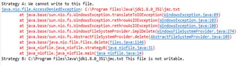 Java Nio File Accessdeniedexception File System Error And Solution