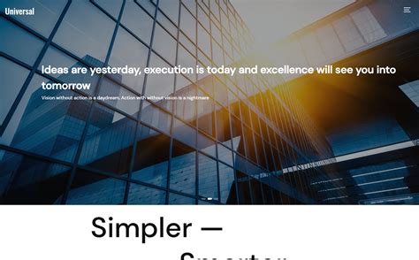 Universal Cms Template Bootstrap Laravel Framework Website Template