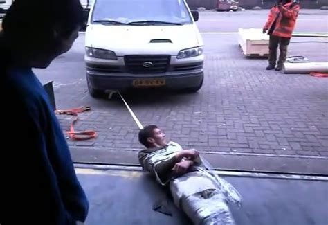 Shrink Wrapped Fun At Work