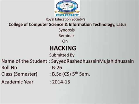 Pdf Hacking Ppt Dokumentips