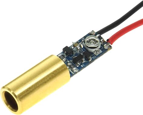 Qiaoba 505nm 5mw Green Laser Module Diode 515nm Beam Dot Glass Lens Module