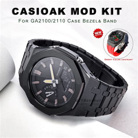 Casioak Ga2100 Mod Kit Gen3 Gen4 Metal Stainless Steel Case Band Modified Watch Strap Case For G
