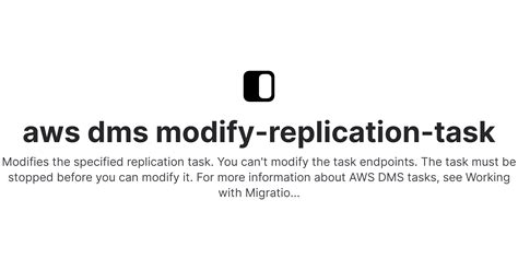 aws dms modify replication task fig