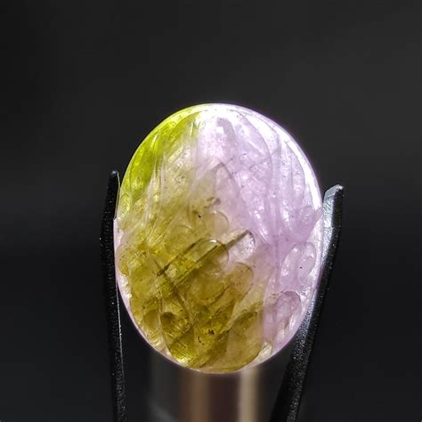 Carvin Multicolored Tormalina Cabochon Height 1 Cm Width 2 Cm 8 G 1 Auction Online