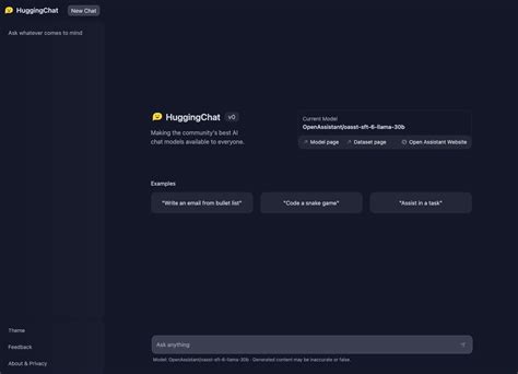 Huggingchat：chatgpt开源机器人的替代品devpoint开发要点