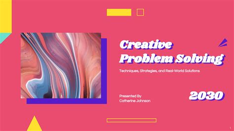creative problem solving presentation template venngage