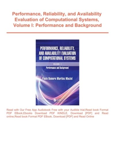 Read Pdf Performance Reliability And Availability Evaluation Of