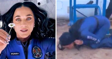 Katy Perry Kissing The Ground After Space Trip Seen As Insult To