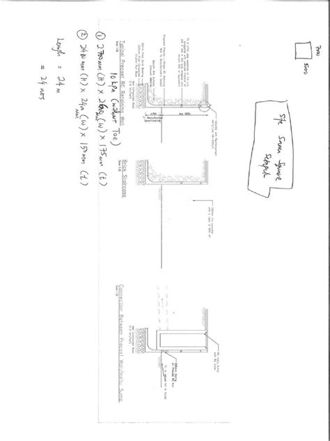 L Shape Retaining Wall Layout Site Sama Square Pdf L Shape Retaining Wall Layout Site Sama Square Pdf