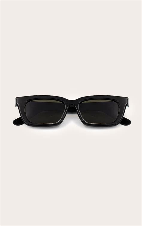Black Rectangle Chunky Sunglasses Accessories Plt Aus