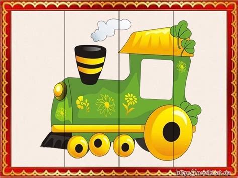 Разрезные картинки по теме "Транспорт" для детей 3 - 5 лет.