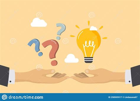 question and answer solving problem or business solution ask for
