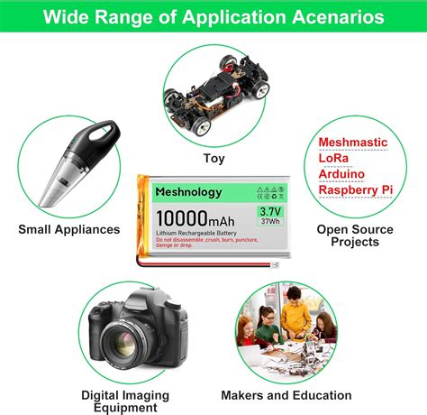 37v 10000mah Lipo Battery With Usb Charger For Arduino And Drone