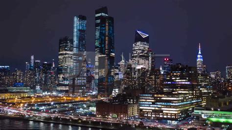 实拍纽约城市夜景3840x2160高清视频素材下载编号3282964实拍视频vj师网