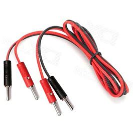 Probots 2mm Banana Patch Cord Red Black Pair 85 Cm Length Buy Online India