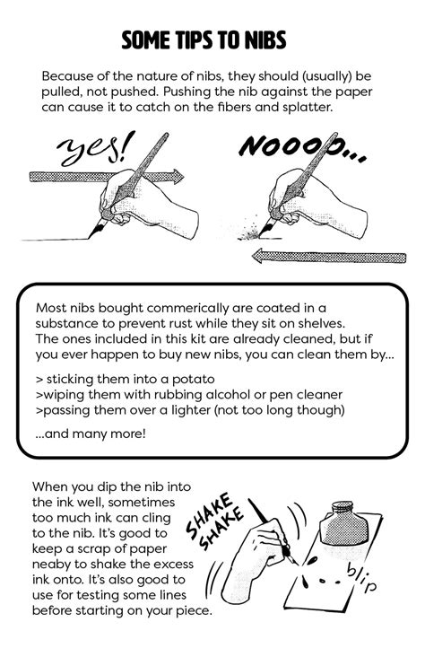 A Quick And Dirty Beginner S Guide To Inking With Nibs By Misterguh
