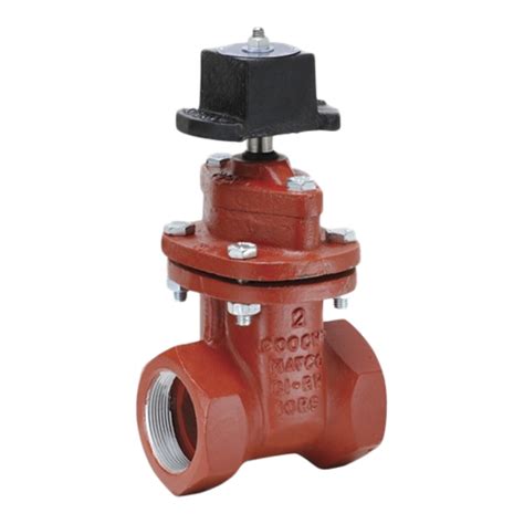 Matco Gate Valve Cast Iron 2 In Fipt With Operating Nut Siteone Us