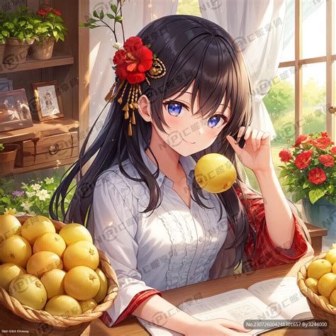 Ai创作图手捧土豆充满笑容 没有帽子的彝族大爷 昵图网