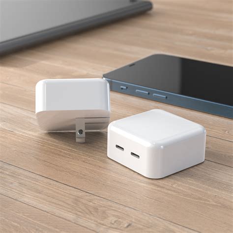 W Dual Usb C Pd Gan Wall Charger Sinretech R D In Comsumer Electronic Products