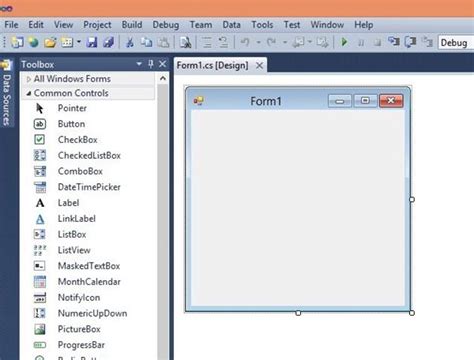 Introduction To C Windows Forms The Engineering Projects
