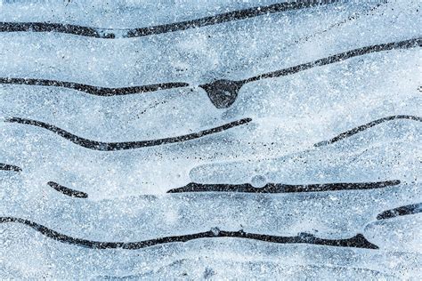 Ice Patterns In A Frozen Puddle Stock Image C0299218 Science Photo Library