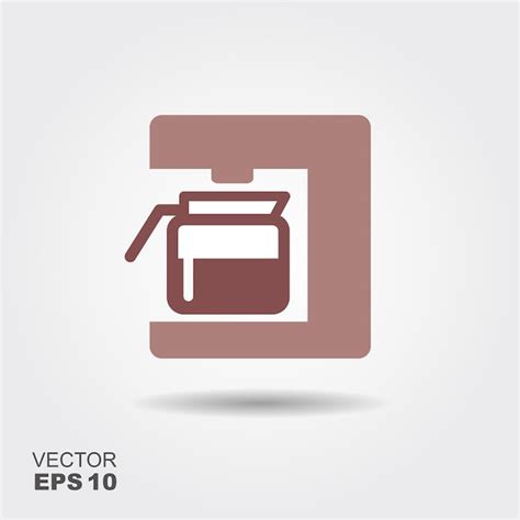 커피 메이커 아이콘 프리미엄 벡터