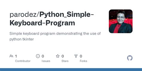 Github Parodezpythonsimple Keyboard Program Simple Keyboard Program Demonstrating The Use