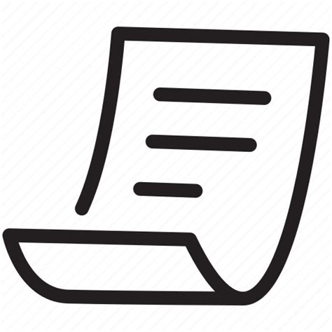 Document Documents Paper Script Sheet Text Icon