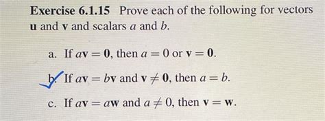 Solved Exercise Prove Each Of The Following For Chegg
