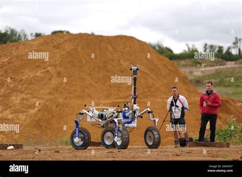 Technicians From Airbus Working On The Sample Fetch Rover Sfr