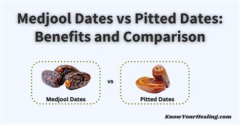 Medjool Dates Vs Pitted Dates Benefits And Comparison