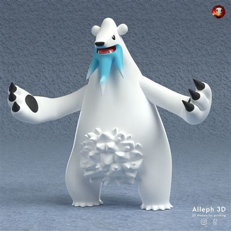 Pokemon Cubchoo Evolution Pack 3d Model 3d Printable Cgtrader