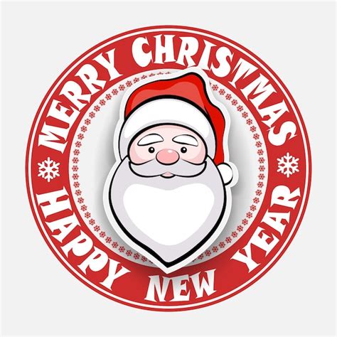 Imprimer Avec La Silhouette Du Visage Du Père Noël Dans Le Composant De