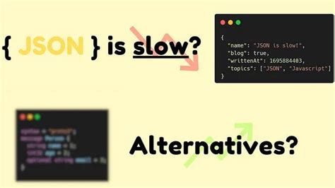 Optimizing Data Serialization Faster Alternatives To Json By Tech