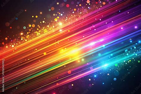 stunning slow motion particle stripes animation for 4k video
