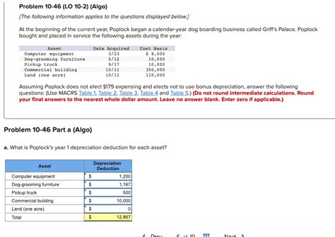 Solved Problem 10 46 Lo 10 2 Algo The Following