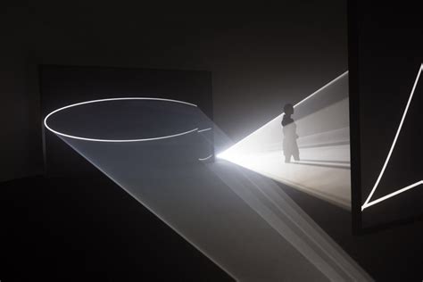 Light Beams Create Three Dimensional Forms At Antony Mccalls Exhibition