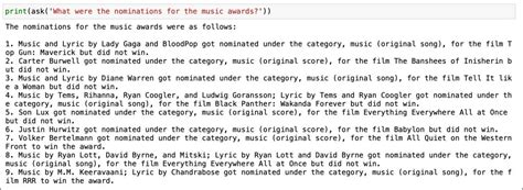 Tutorial Build A Qanda Bot For Academy Awards Based On Chatgpt The New