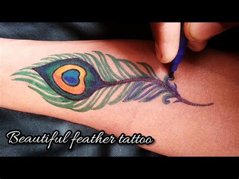 Peacock Feather Tattoo On Shoulder Feather Tattoos Meaning And