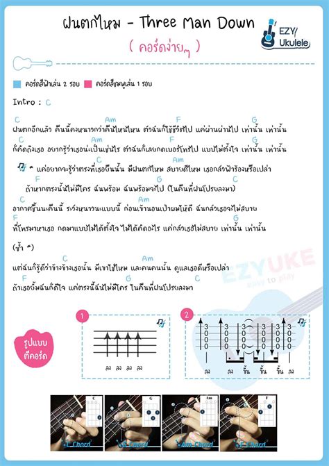 10 คอร์ดอูคูเลเล่เพลงง่ายๆ สำหรับมือใหม่ คอร์ดที่ใช้ C G Am F เพลงไทย สาระดนตรี โดนๆ ไม่