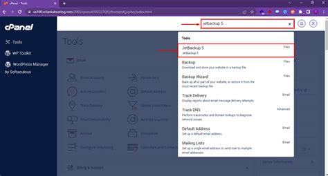 Backup Restoration Using Jetbackup 5 In Cpanel Knowledgebase Srilanka