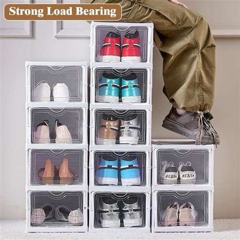 Wayfair Shoe Box New 6 Pack Shoe Box Stackable Shoe Storage Organizer