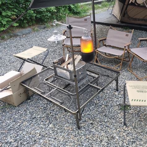 로티캠프 아이언매쉬 화로대테이블 당근마켓 중고거래