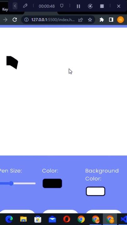 Drawing App Using Html Css Javascript Youtubeshorts Short Youtube