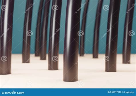 Scalp With Hair Macro Magnification Of Healthy Shiny Hair 3d Render