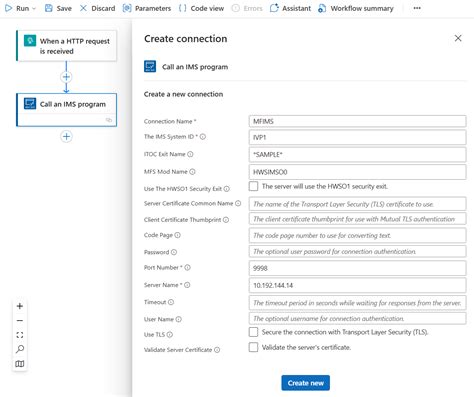 Access Ims Programs From Standard Workflows Azure Logic Apps