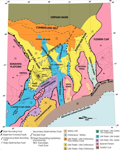 Tectonic And Structural Framework Of Northeastern Grand Banks And