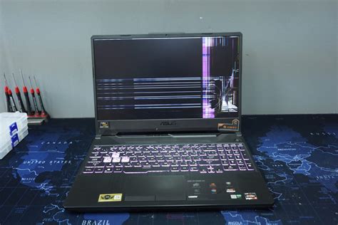 เปลี่ยนจอโน๊ตบุ๊ค Notebook Asus Tuf Gaming A15 Fa506ii 15 6 144hz จอแตก จอร้าว จอเสีย จอเป็นเส้น